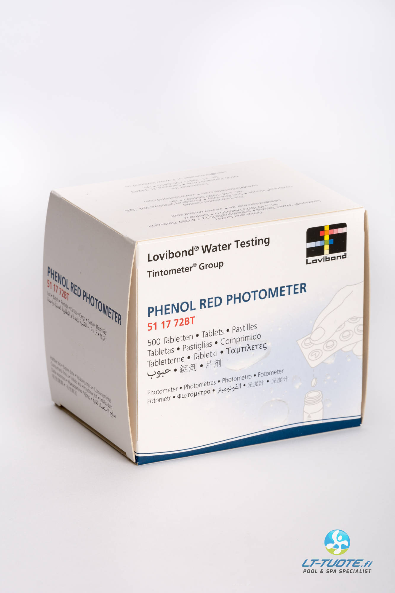 PH tabletti photo 500 kpl PH reagenssi - LT-Tuote verkkokauppa